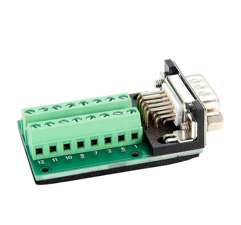 Adapter 15-pin VGA Stecker zu 16-pin Terminal Block | EX-49022