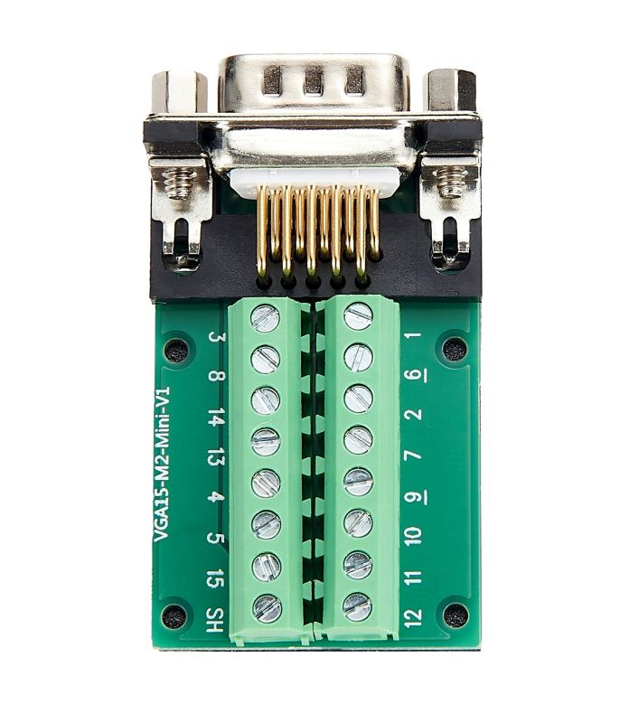 Adapter 15-pin VGA Stecker zu 16-pin Terminal Block | EX-49022