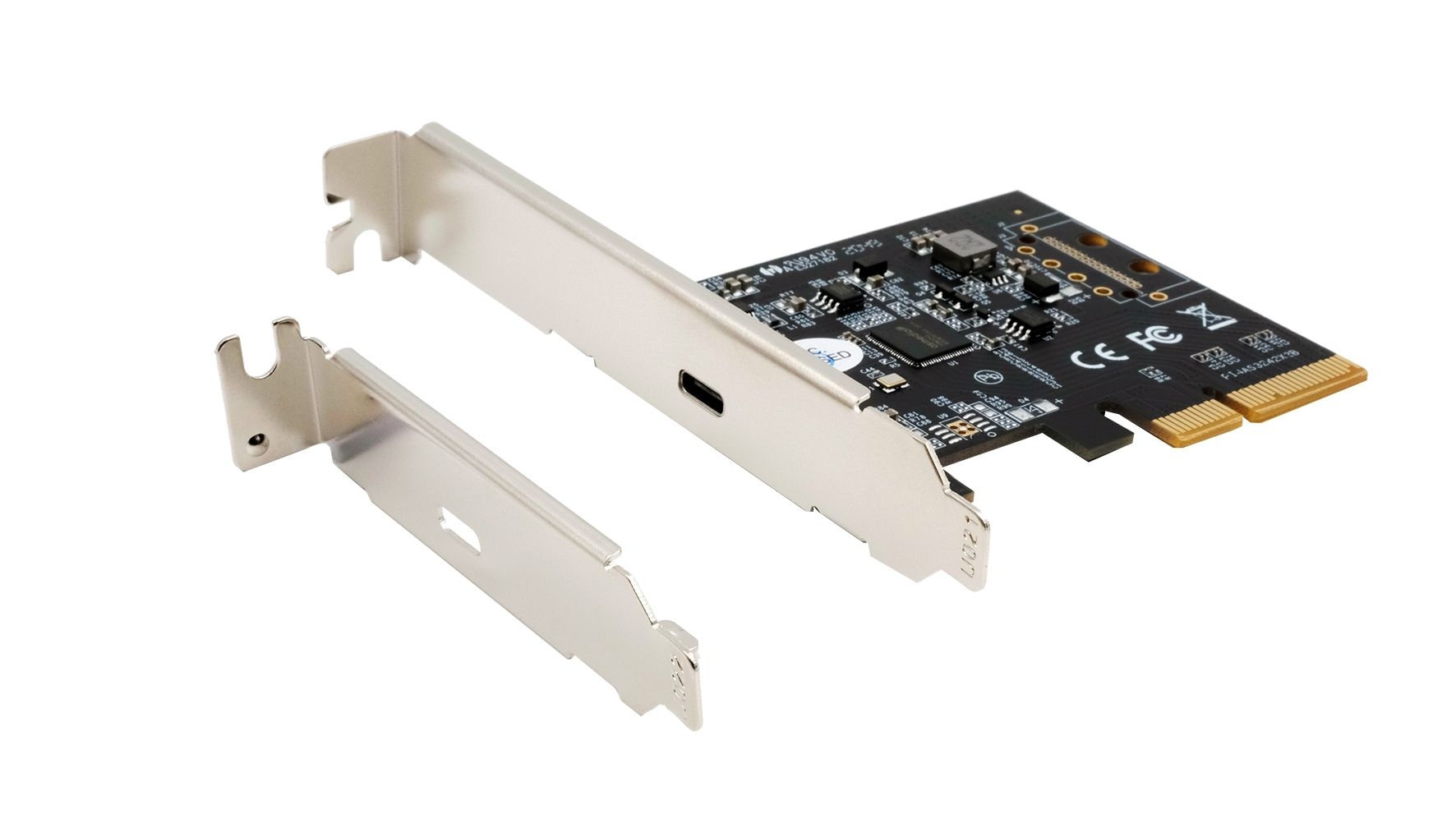 1 Port USB 3.2 Gen 2x2 PCIe (x4) Karte mit 1x USB-C Anschluss, 20Gbps ...