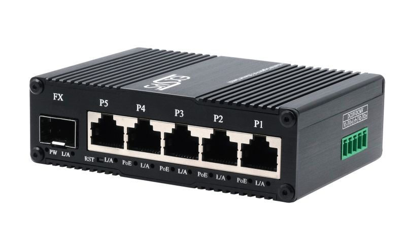 Mini 5+1-Port Industrial Gigabit SFP PoE+ Switch, Web-Managed | EX ...