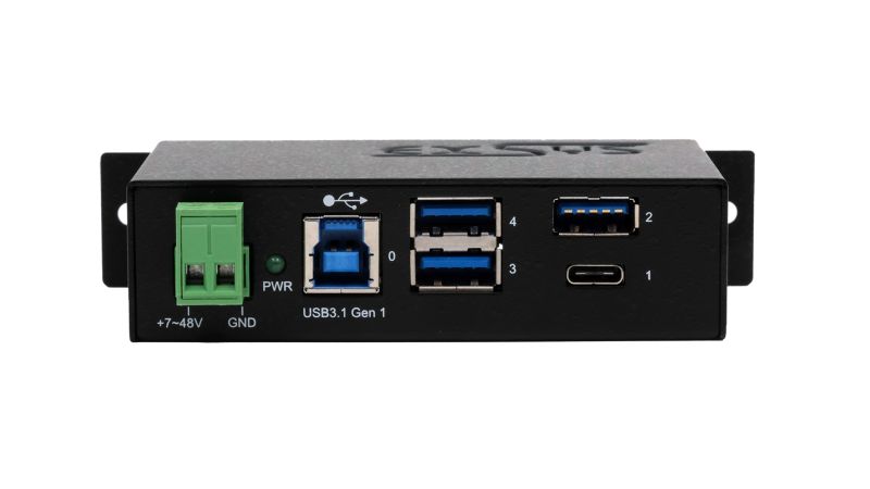 4 Port USB 3.2 Gen 1 Metal HUB, 1x USB-C and 3x USB-A ports (Surge ...