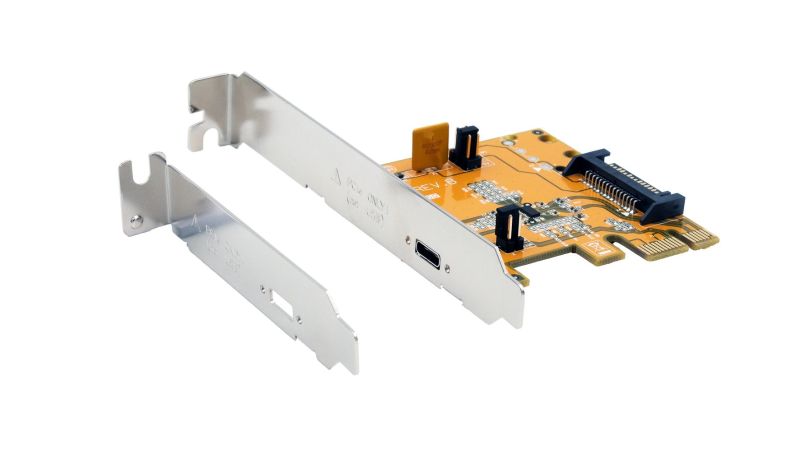 Kompakte Expansion Box mit PCIe Karte und C-Kabel zu 4x PCI Slots | EX-1012
