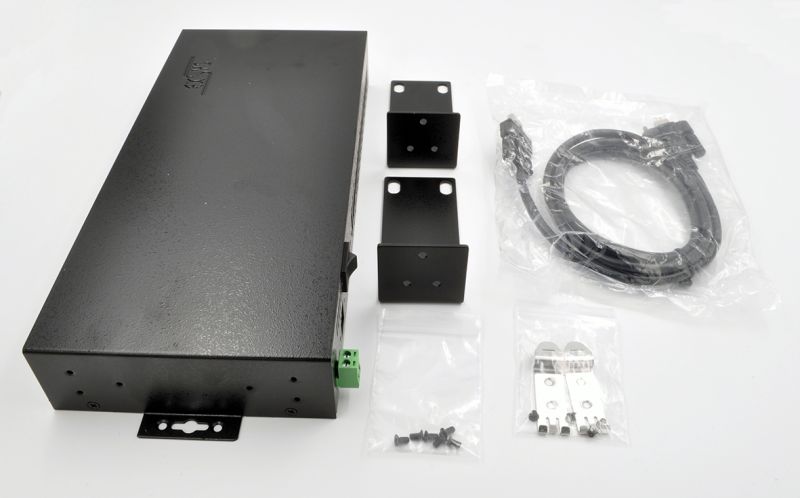 16-Port USB 3.2 Gen 1 Metall HUB mit 15KV Surge Protection, inkl ...