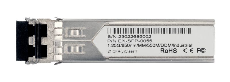 SFP Transceiver, LC, Duplex, Multimode, 550m, -40°C bis +85°C | EX-SFP-0055