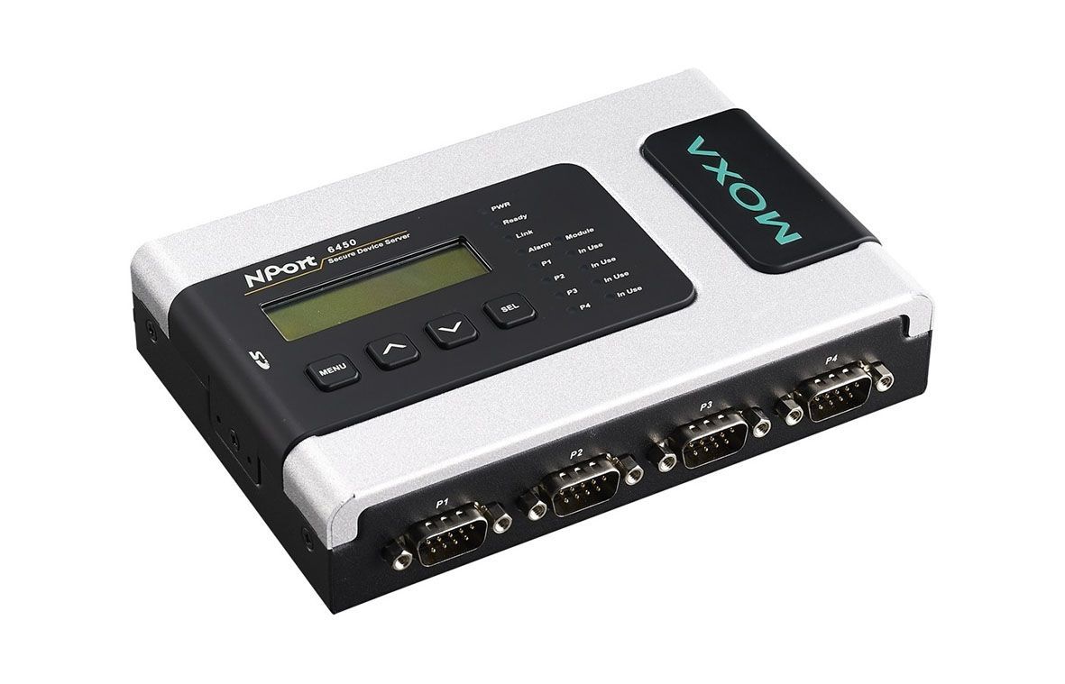 Secure Terminal Server 4x RS232, mit Netzadapter | NPORT-6450